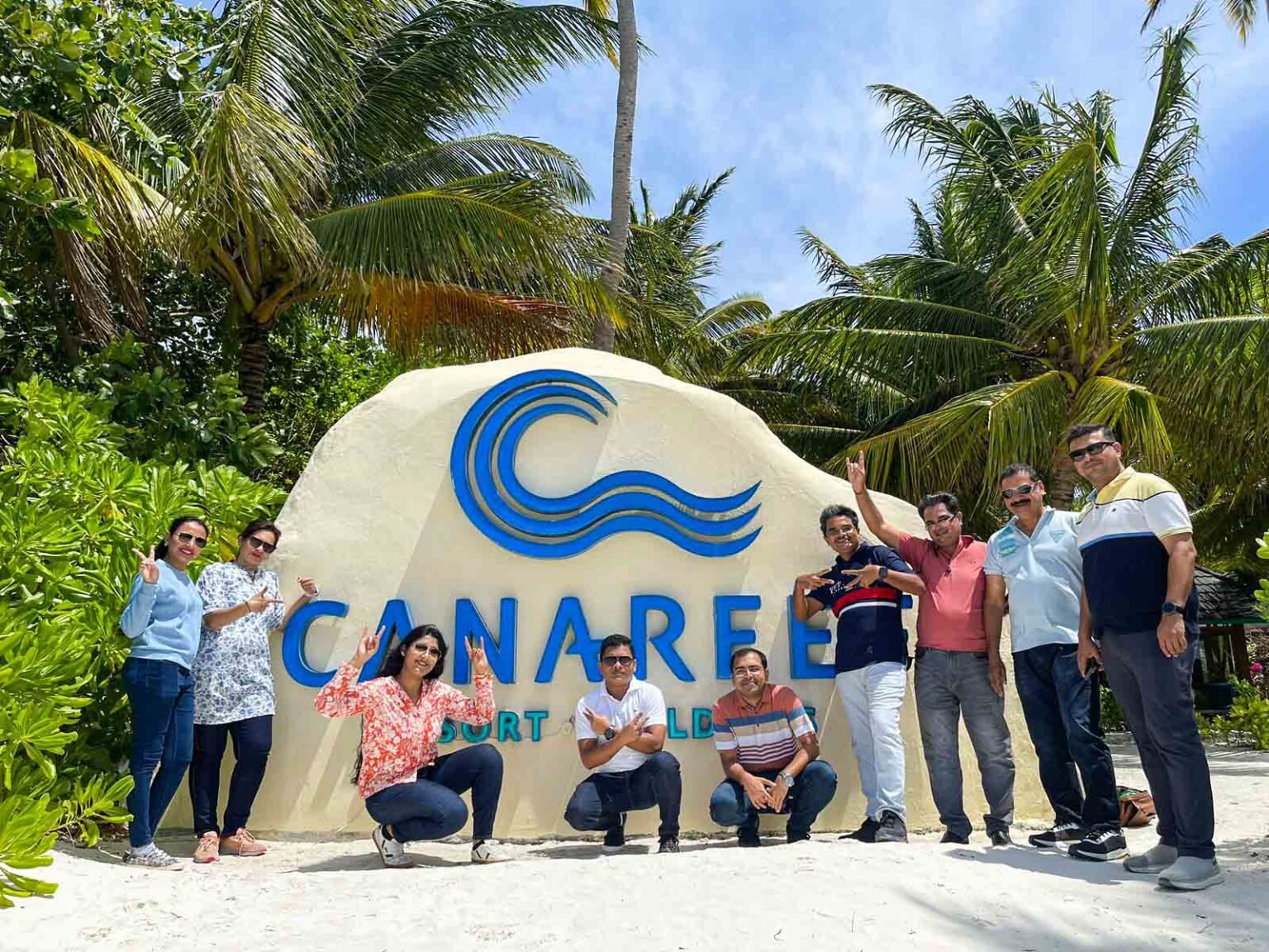 SriLankan airline's Educational Tour at Canareef Maldives